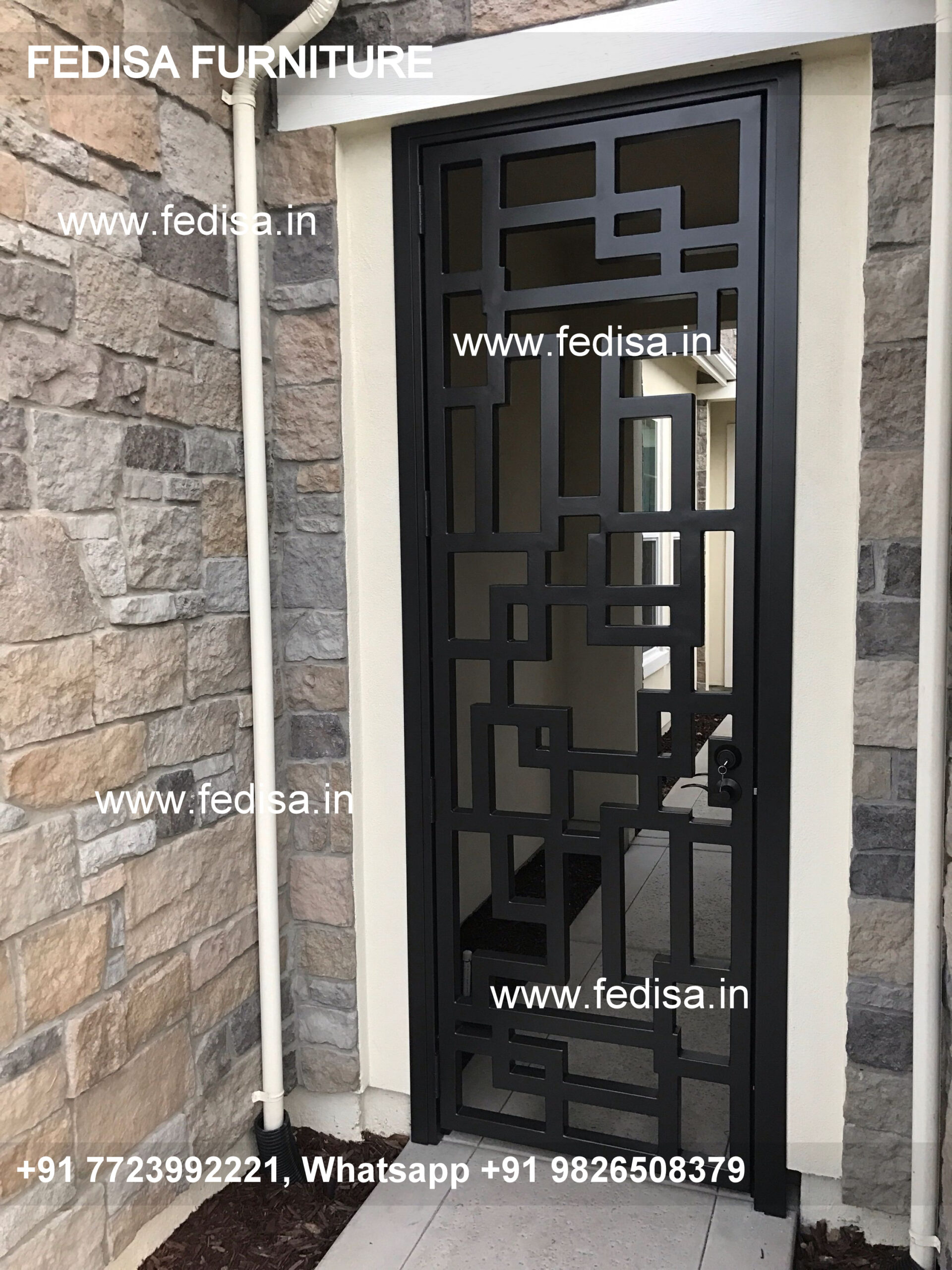 Steel Gate Design Double Door Modern Iron Fence Entry Gate Design Ply ...