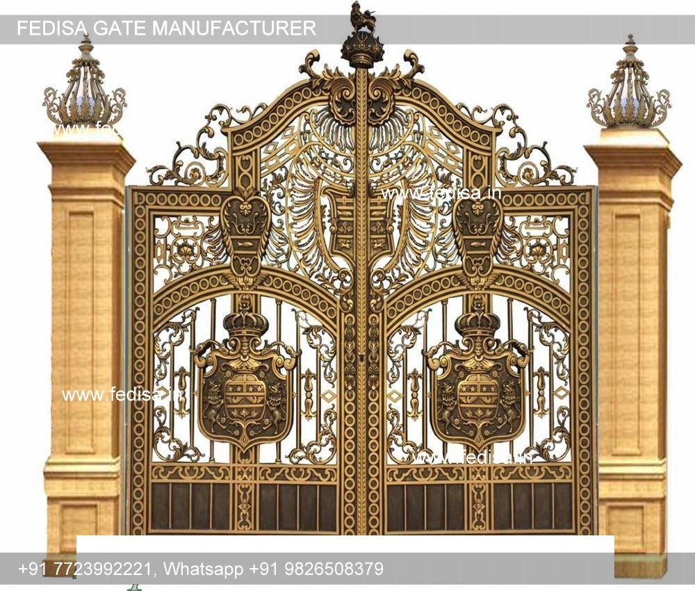 कंपाउंड गेट लोहा गेट का डिज़ाइन फैंसी स्टील गेट घर के लिए सुंदर गेट ...