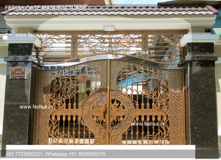 Best Gate Design 10 Feet Main Gate Design Gate Side Wall Design Steel ...