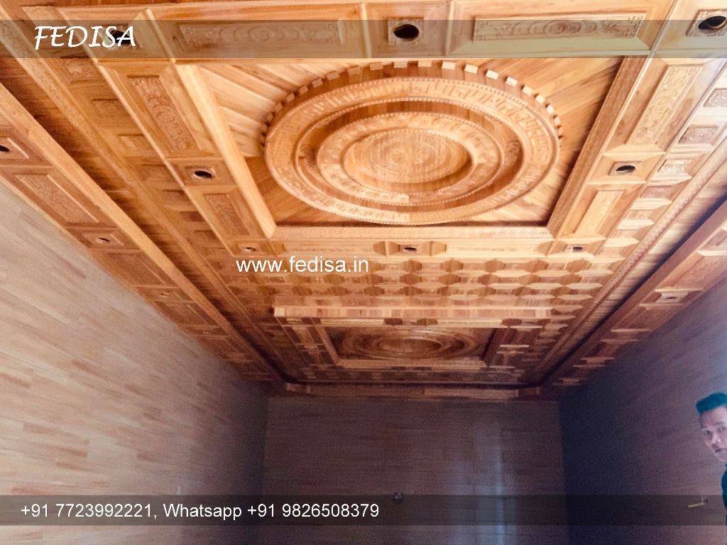लकड़ी की छत, साइड सीलिंग डिजाइन साइड फाल्स सीलिंग सिलिंग रूम